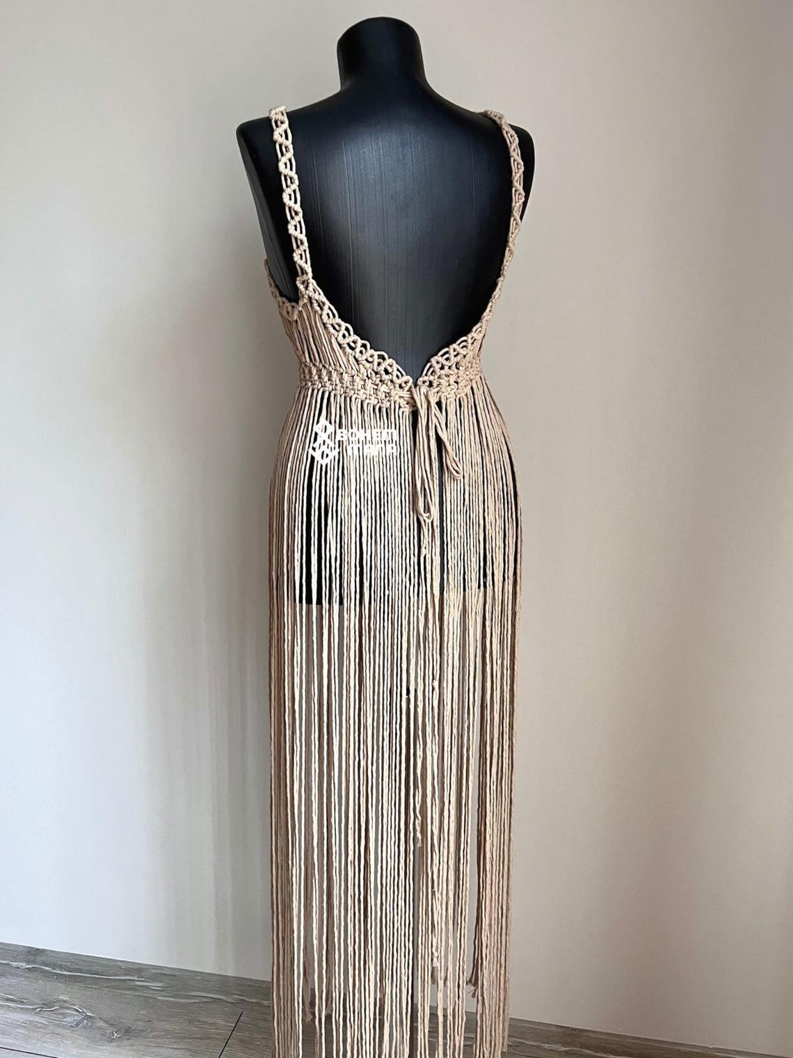 Bohemian Macrame Dress, Festival Clothing Woman, Rave Outfit, Festival ...