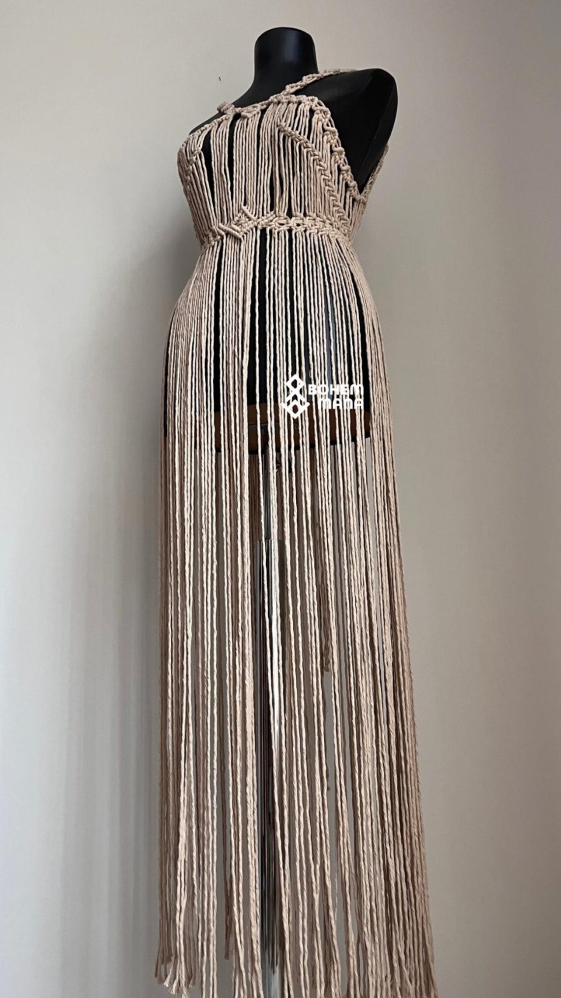 Bohemian Macrame Dress, Festival Clothing Woman, Rave Outfit, Festival ...