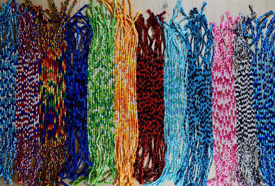 Cotton Friendship Bracelets - 12 Colours to Choose From - Etsy