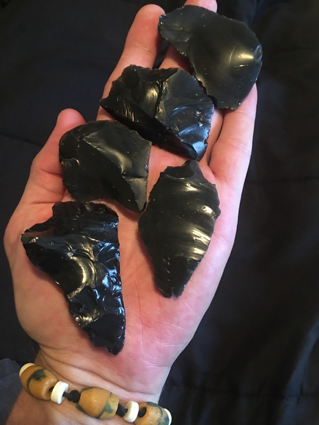 Obsidian Flakes Large Size/raw - Etsy