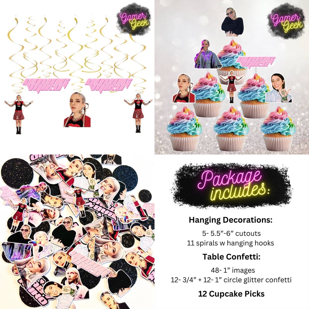 Young Miko Baby Miko Inspired Party Decorations Set Table Confetti ...