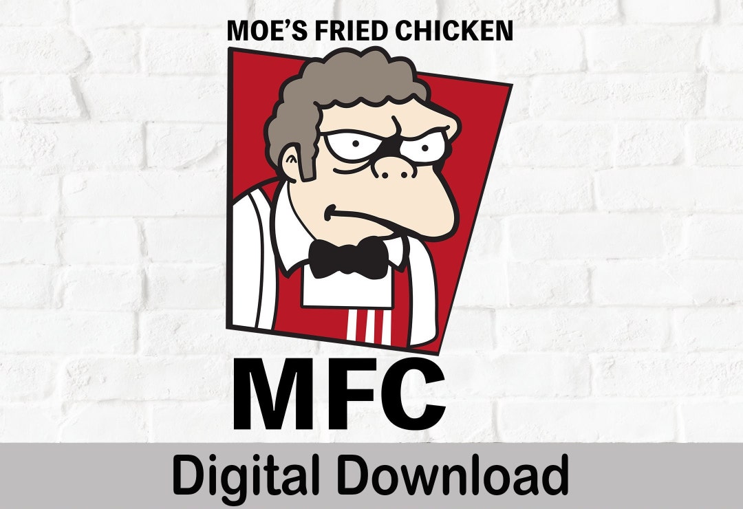Fast Food Spoof, Moe's Fried Chicken Vector Image, SVG and PNG Files ...