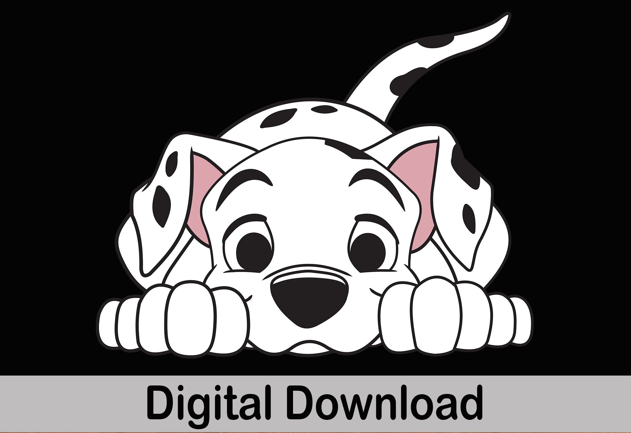 Dalmatian Vector Image, SVG & PNG Files (digital Download) - Etsy