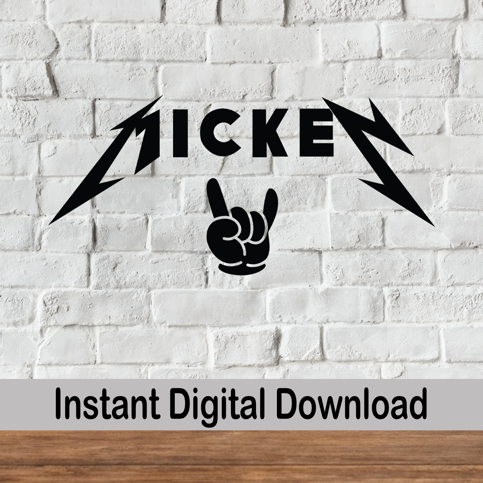 Rock and Roll Mickey Svg Heavy Metal Svg Rock and Roll | Etsy