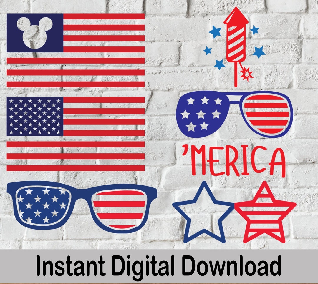 American Flag Svg, Layered American Flag Svg, USA Flag Clipart, Patriot ...