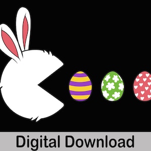 Happy Easter Design, SVG and PNG Files, Easy Layers, Cricut Cut File ...