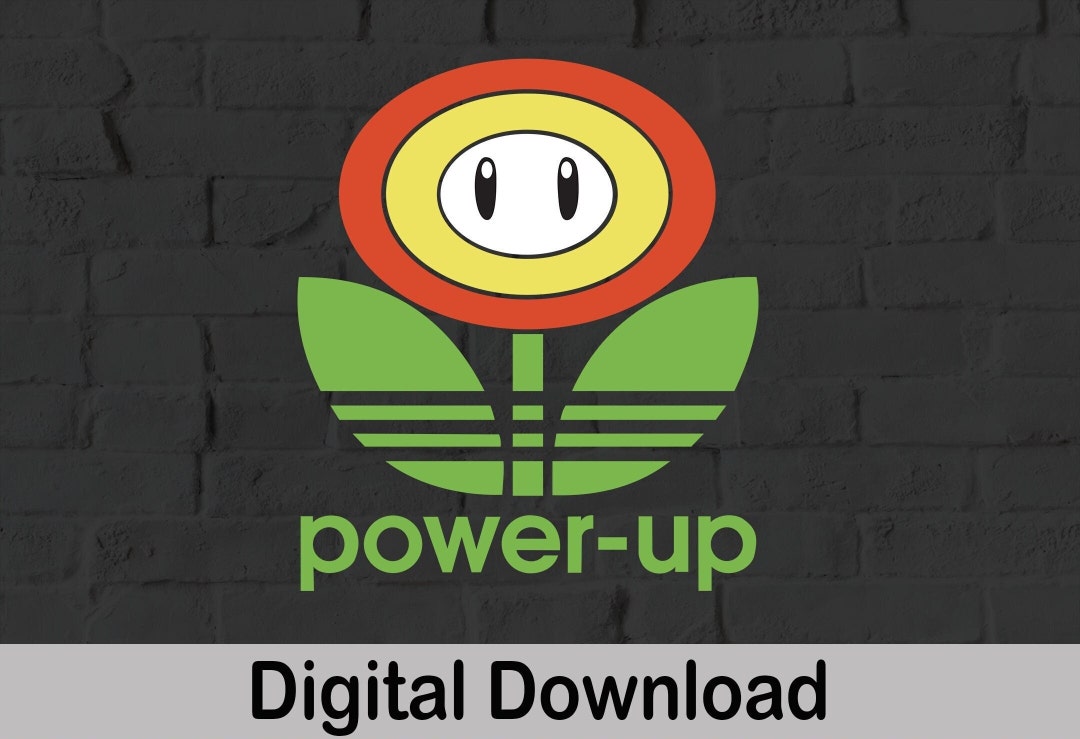 Power up Flower Vector, SVG and PNG Files, 5 Layers Clip Art - Etsy