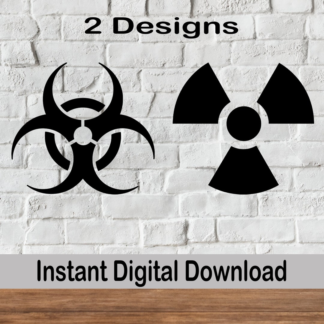 Biohazard Symbol Svg, Biohazard Warning, Warning Sign, Radioactive Svg ...