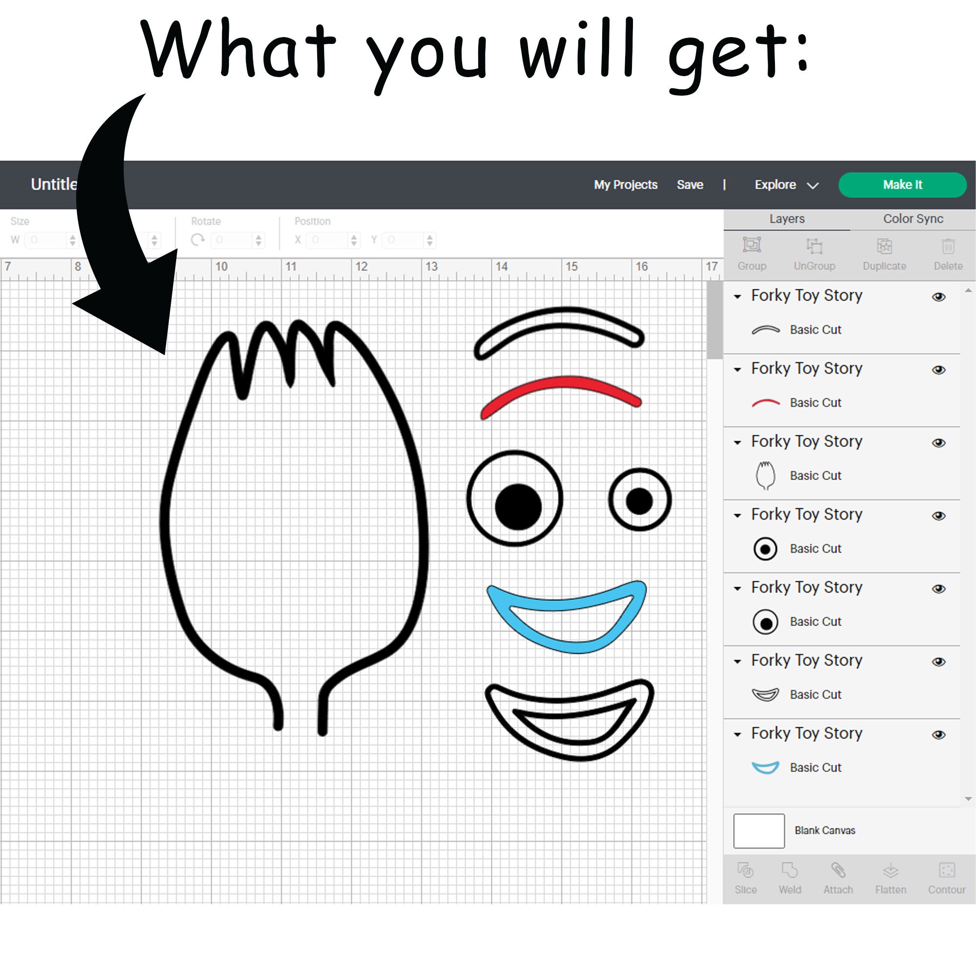 Forky Svg Forky Face Svg Forky Clipart Toy Story Svg - Etsy Canada