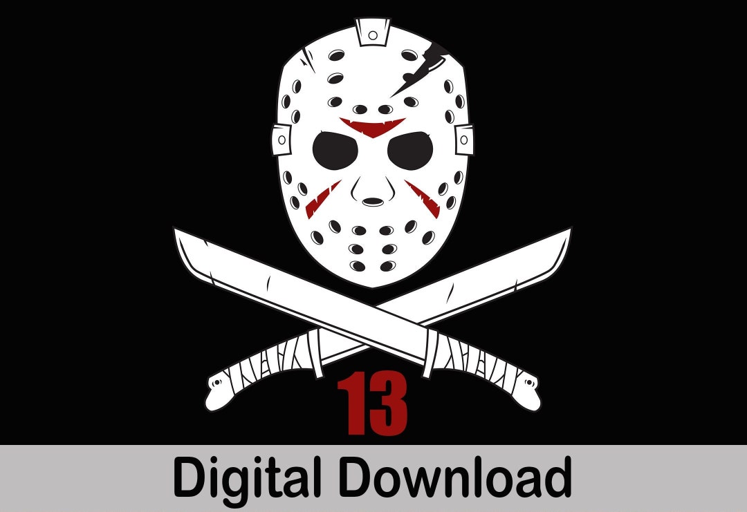 Jason 13 Clip Art, Vector Image, SVG and PNG Files, Cricut File. - Etsy