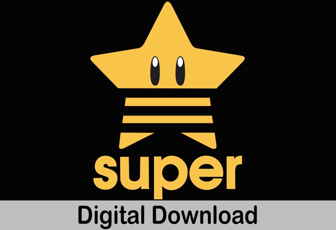 Super Star Vector, SVG and PNG Files, Clip Art, 3 Simple Layers - Etsy