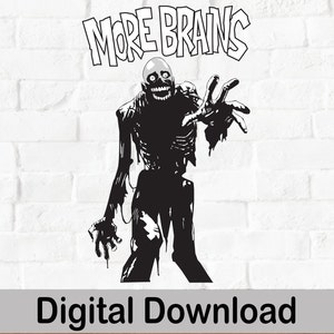 Tarman Halloween Zombie, More Brains, Image, 1 PNG Only, Sublimation ...