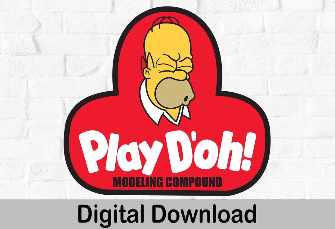 Homer Play Doh Clip Art, SVG and PNG Files, Cricut File. - Etsy