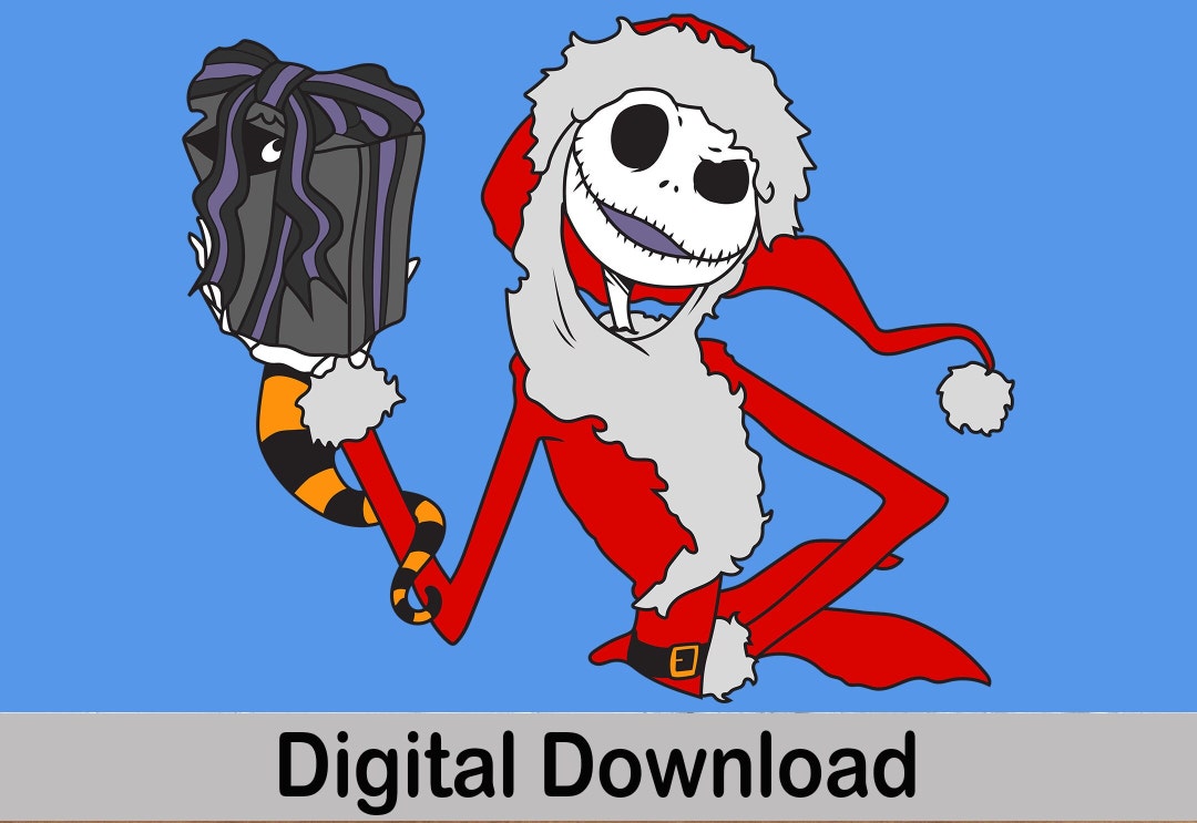 Jack as Santa, Christmas, SVG and PNG Files, Layered, Clip Art. - Etsy
