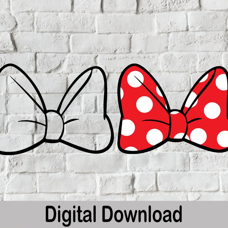 Minnie With No Bow Svg - Etsy