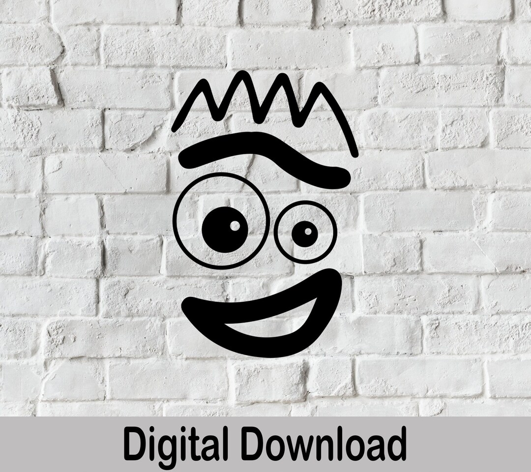Forky Face SVG: Toy Story Clipart, Cartoon Spork (digital Download) - Etsy