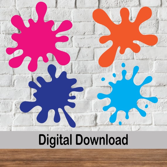 Paint Splatter Svg Splash Svg Splatter Svg Paint Splash - Etsy