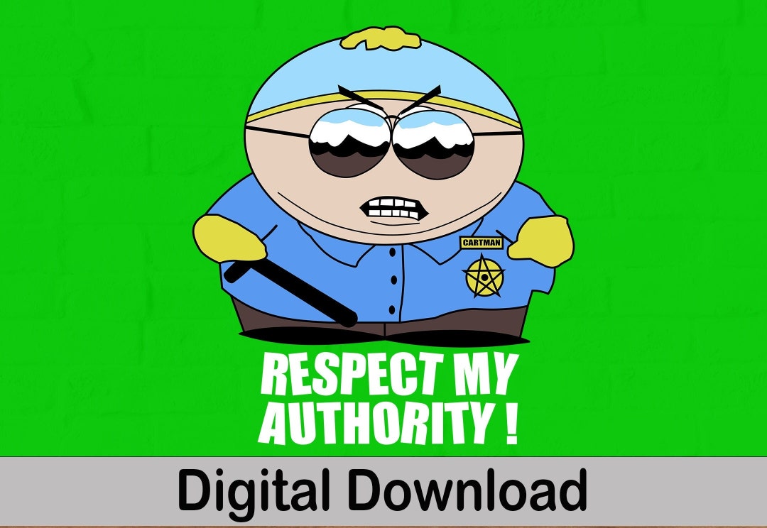 Funny Police Respect My Authority - Etsy