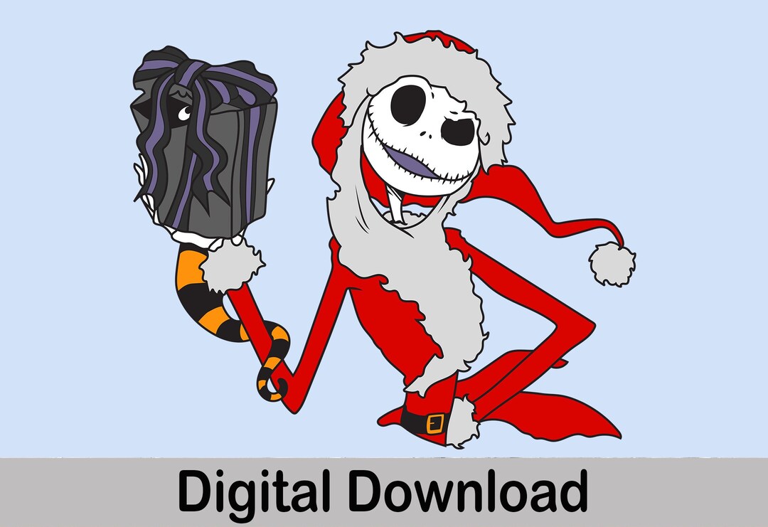 Jack as Santa, Christmas, SVG and PNG Files, Layered, Clip Art. - Etsy