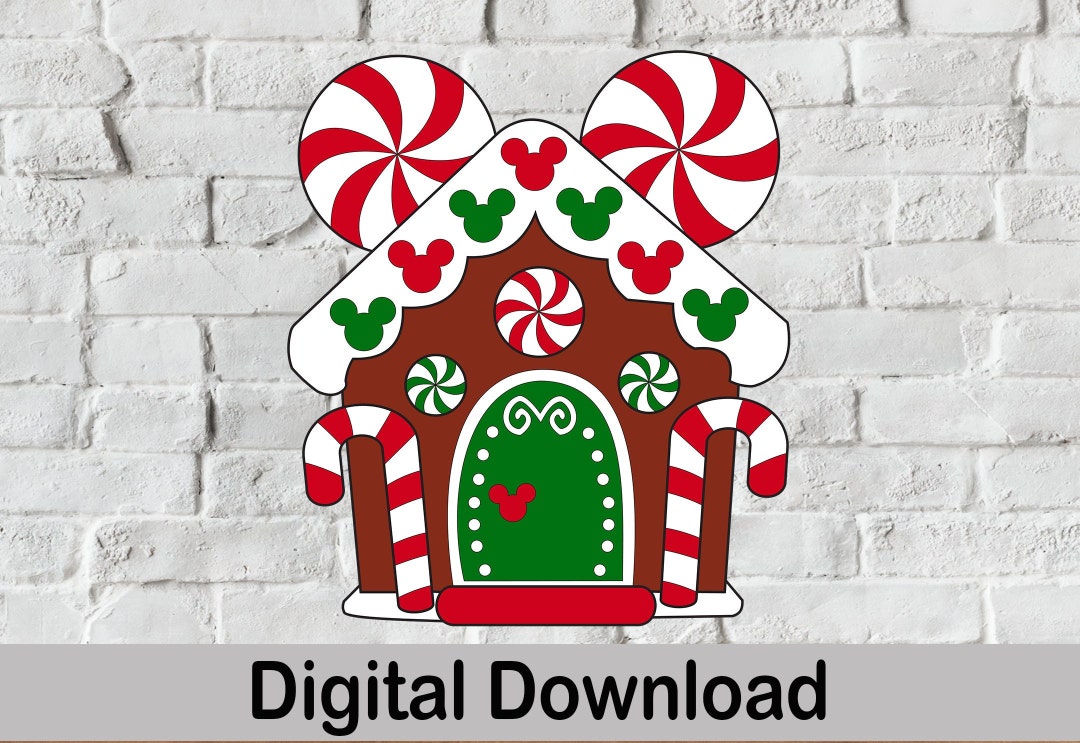 Christmas Gingerbread Mouse House, SVG and PNG Files, Clip Art. - Etsy