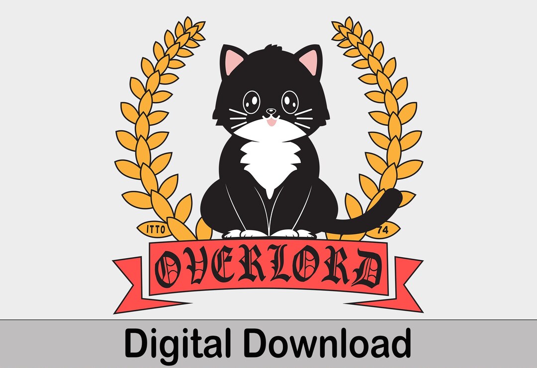 Cat Overlord, Furry Overlord, SVG and PNG Files,funny Cat Sign. - Etsy