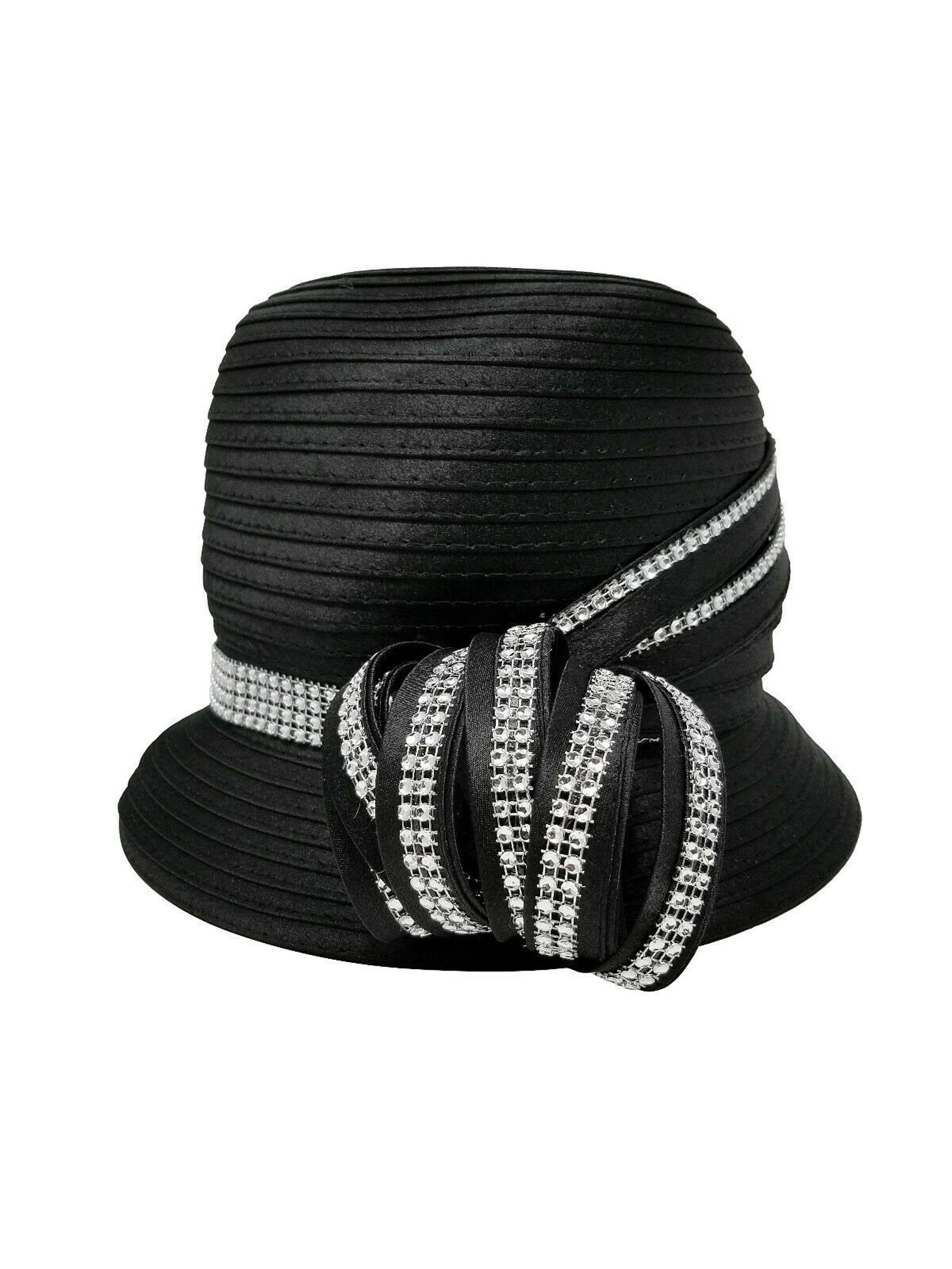 New Fancy Dress Hat Church Hat Derby Hat Satin Hat Wedding Hat Party ...