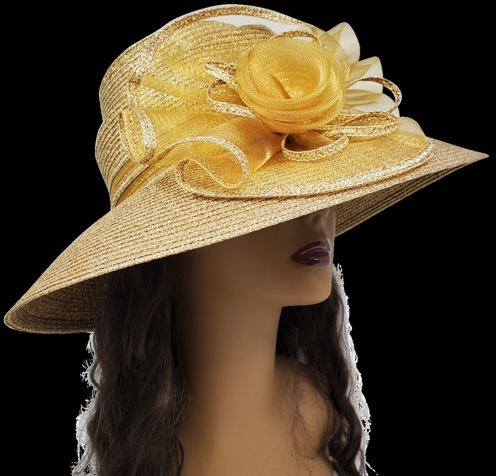New Fancy Dress Hat Church Hat Derby Hat Straw Hat Wedding Hat Party ...