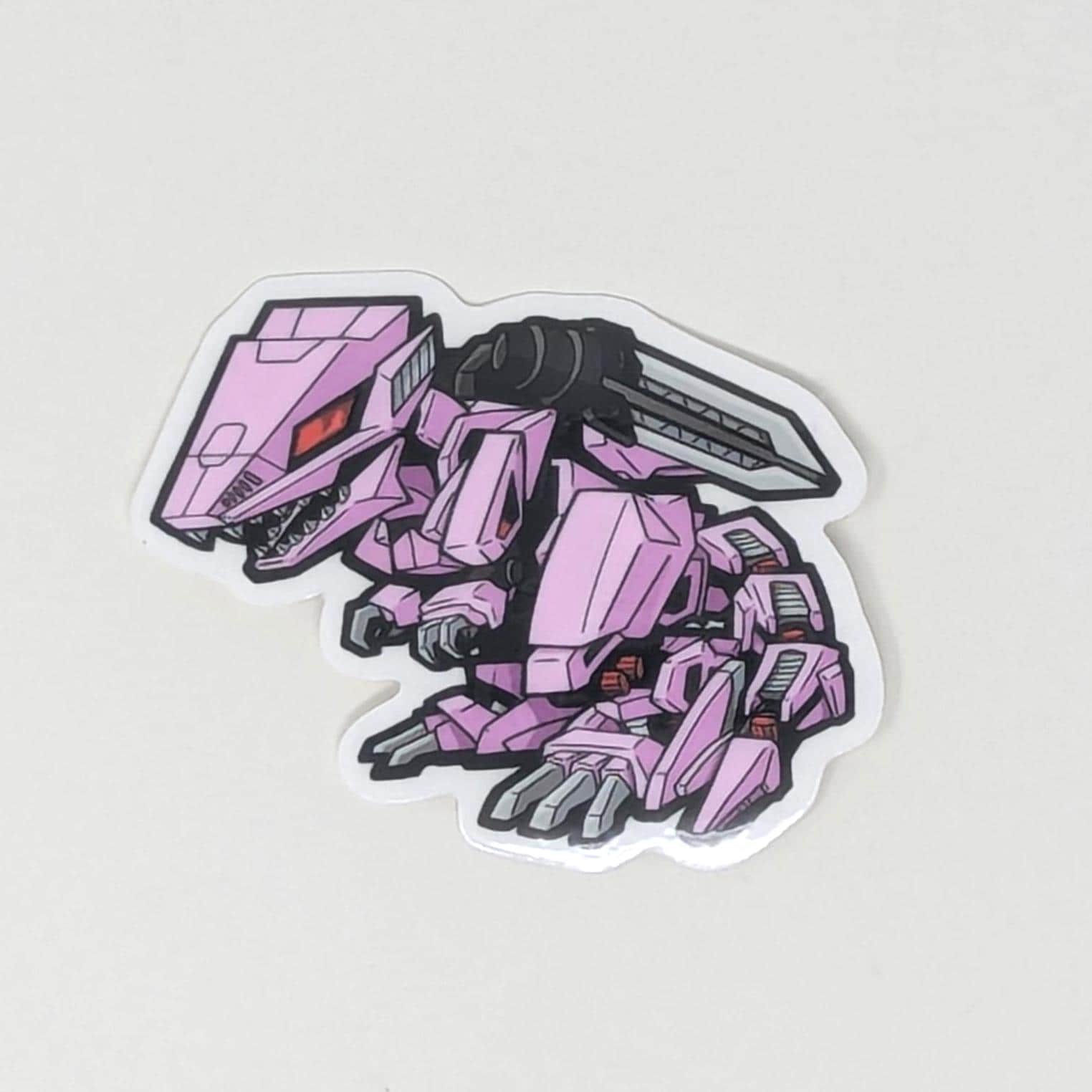 Chibi Zoids Vinyl Stickers - Liger Zero, Shadow Fox, Berserk Fury, and ...