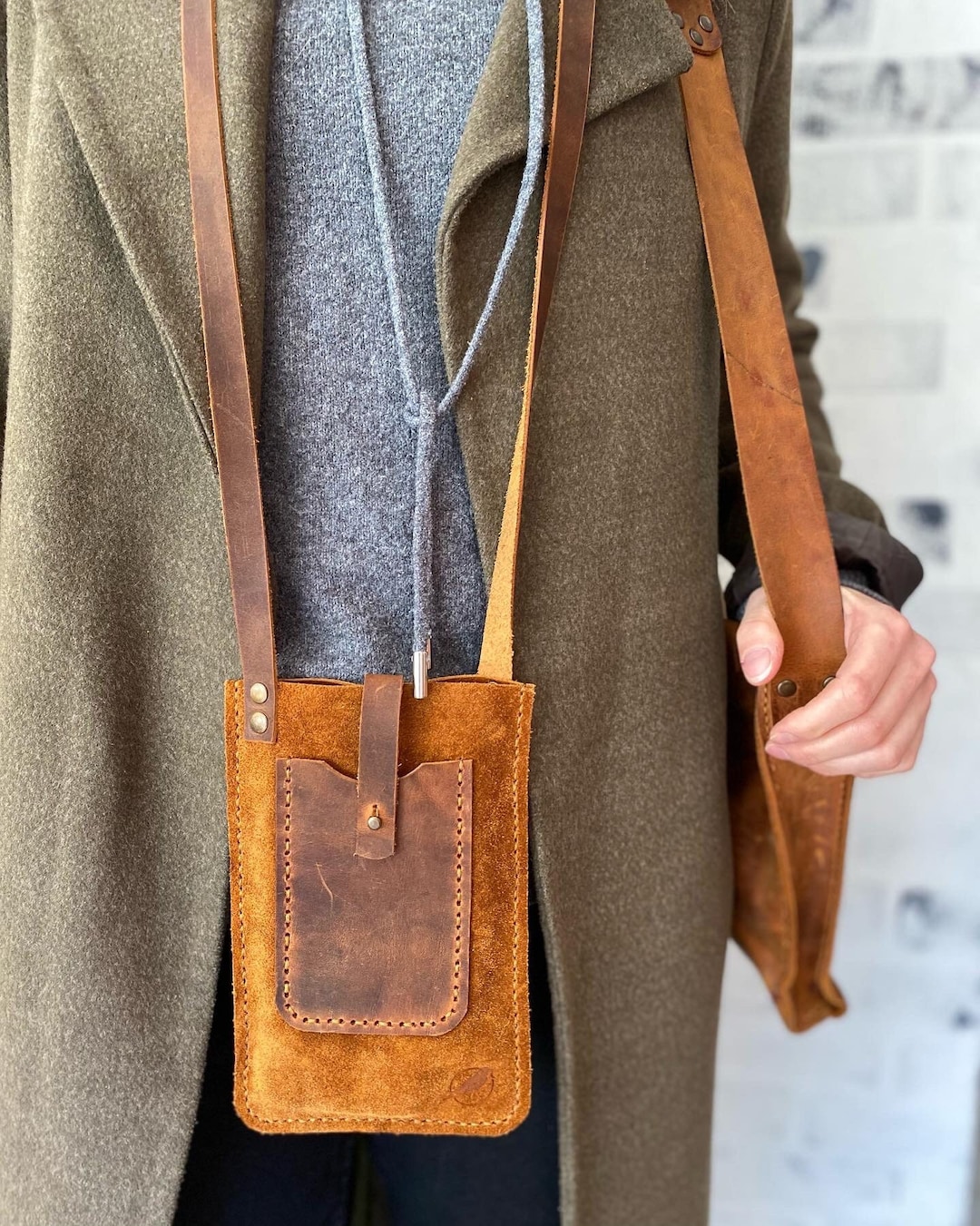 Crossbody Phone Bag, Custom Phone Bag, Slim Mobile Phone Bag, Phone ...