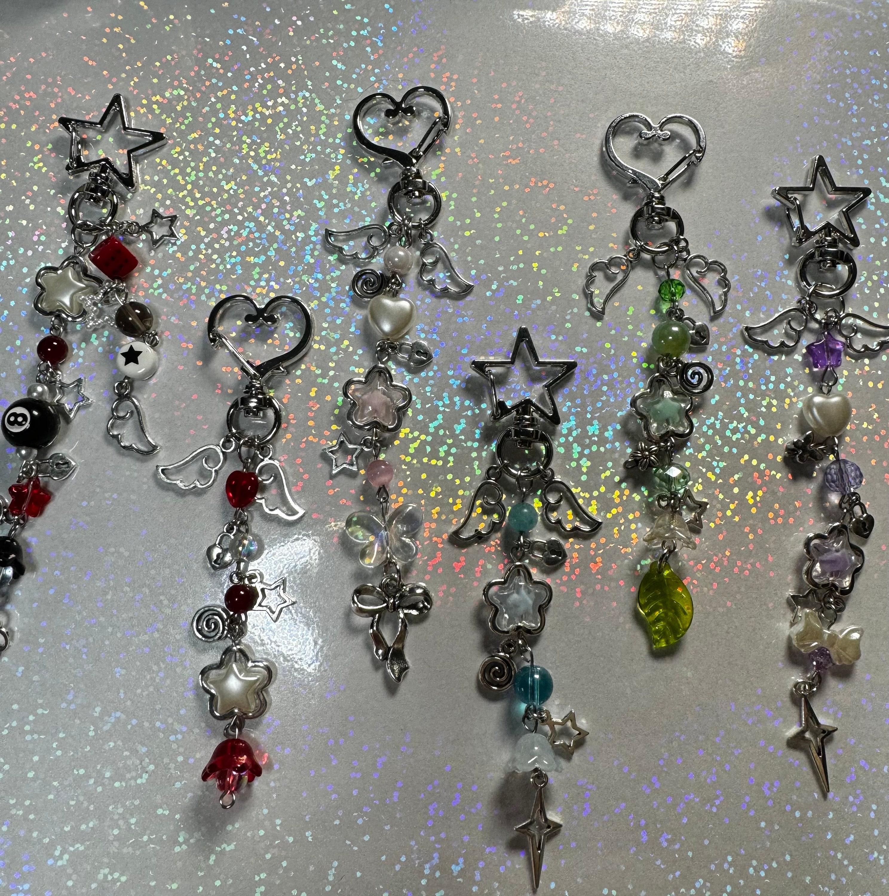 Cute & Colorful Y2k Kawaii Angel Keychains / Bag Charms - Etsy