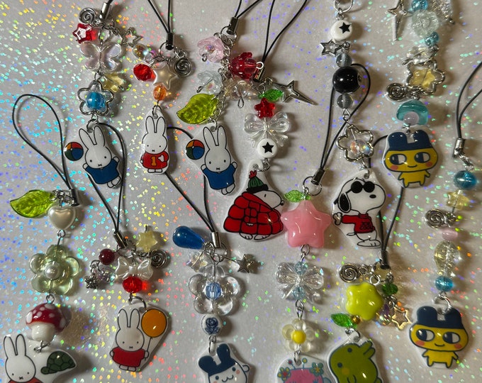 Cartoon Dog Phone Charms Handmade - Etsy