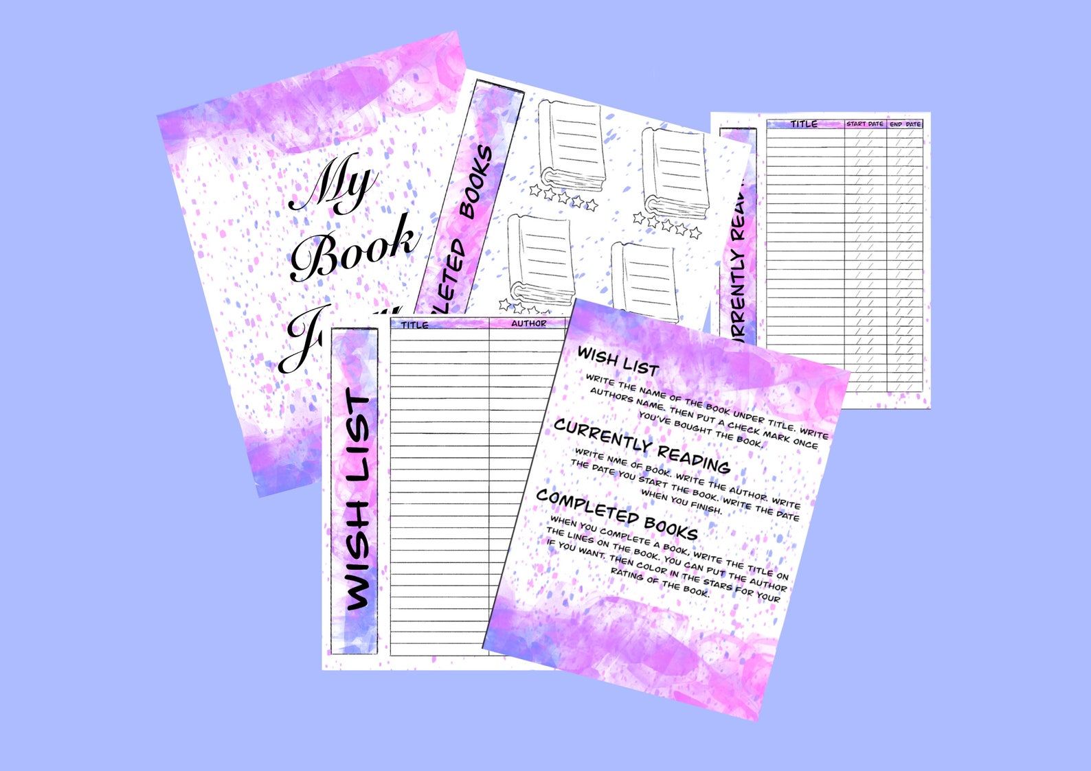 My Book Journal - Etsy UK