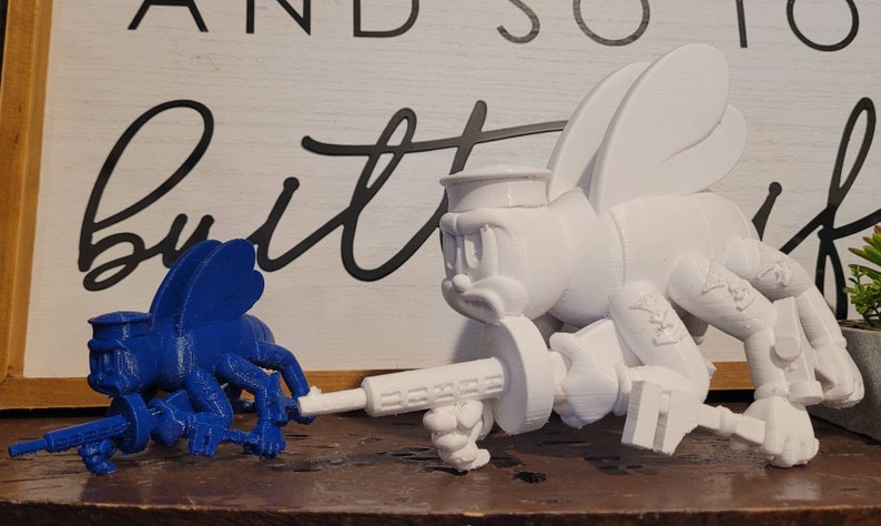 Navy Sea Bee Paintable 3D Model. - Etsy