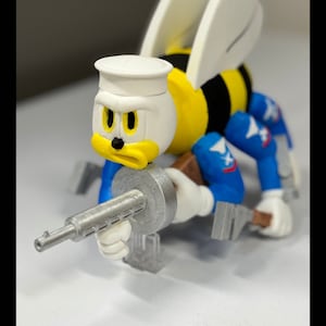 Paintable-navy Seabee 3D Printed Model (small) - Etsy