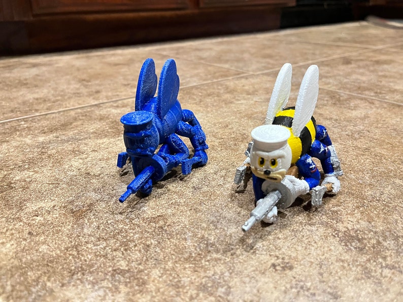 Paintable-navy Seabee 3D Printed Model - Etsy