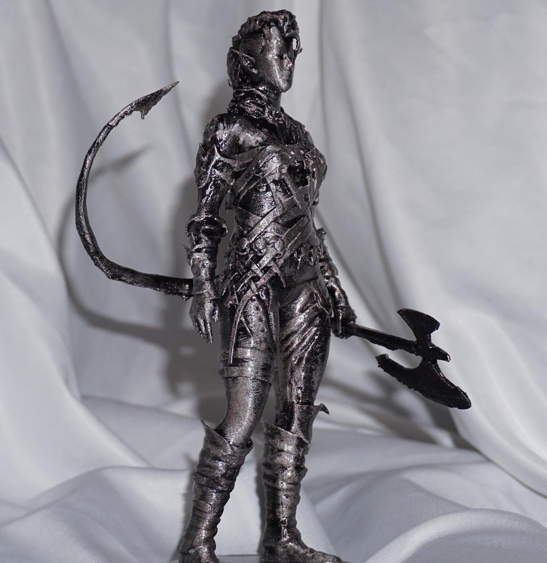Baldur's Gate 3 - Karlach Statue Full Coverage | Art Piece | Tabletop ...