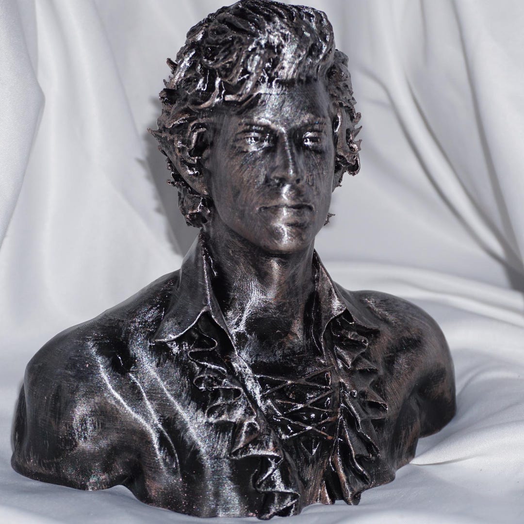 BG3 - Astarion Bust Statue Full Coverage Coloring | Art Piece ...