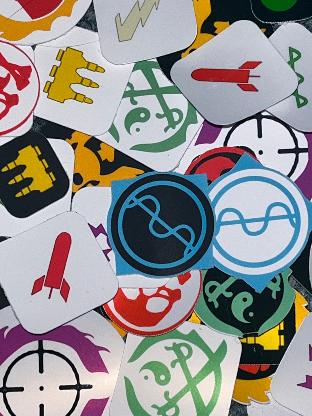 Glossy and Holographic - Quake 3 Arena Sticker Collection. Glossy and ...