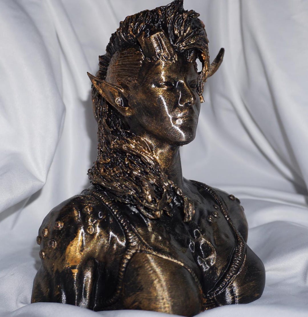 BG - Karlach Bust Statue Full Coverage Coloring | Art Piece | Tabletop ...