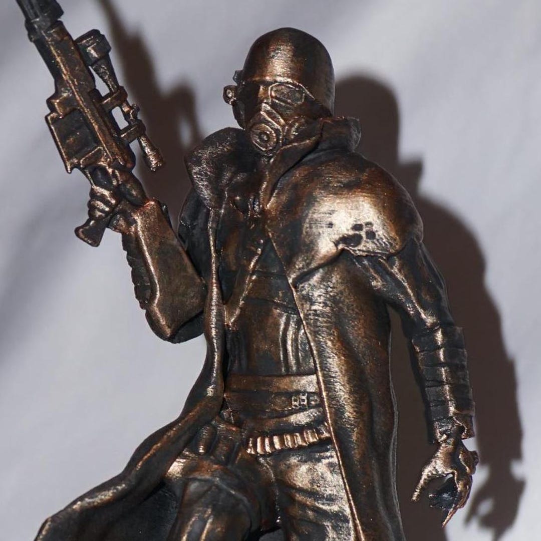 Ranger Hand Painted | Anti Material Rifle | Statue | New Las Vegas ...