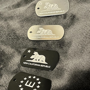 Video Game Factions Dog Tags | Enclave | California Republic | Legion ...