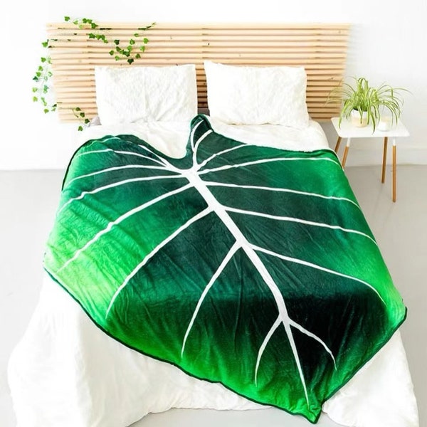Leaf Throw Blanket - Etsy