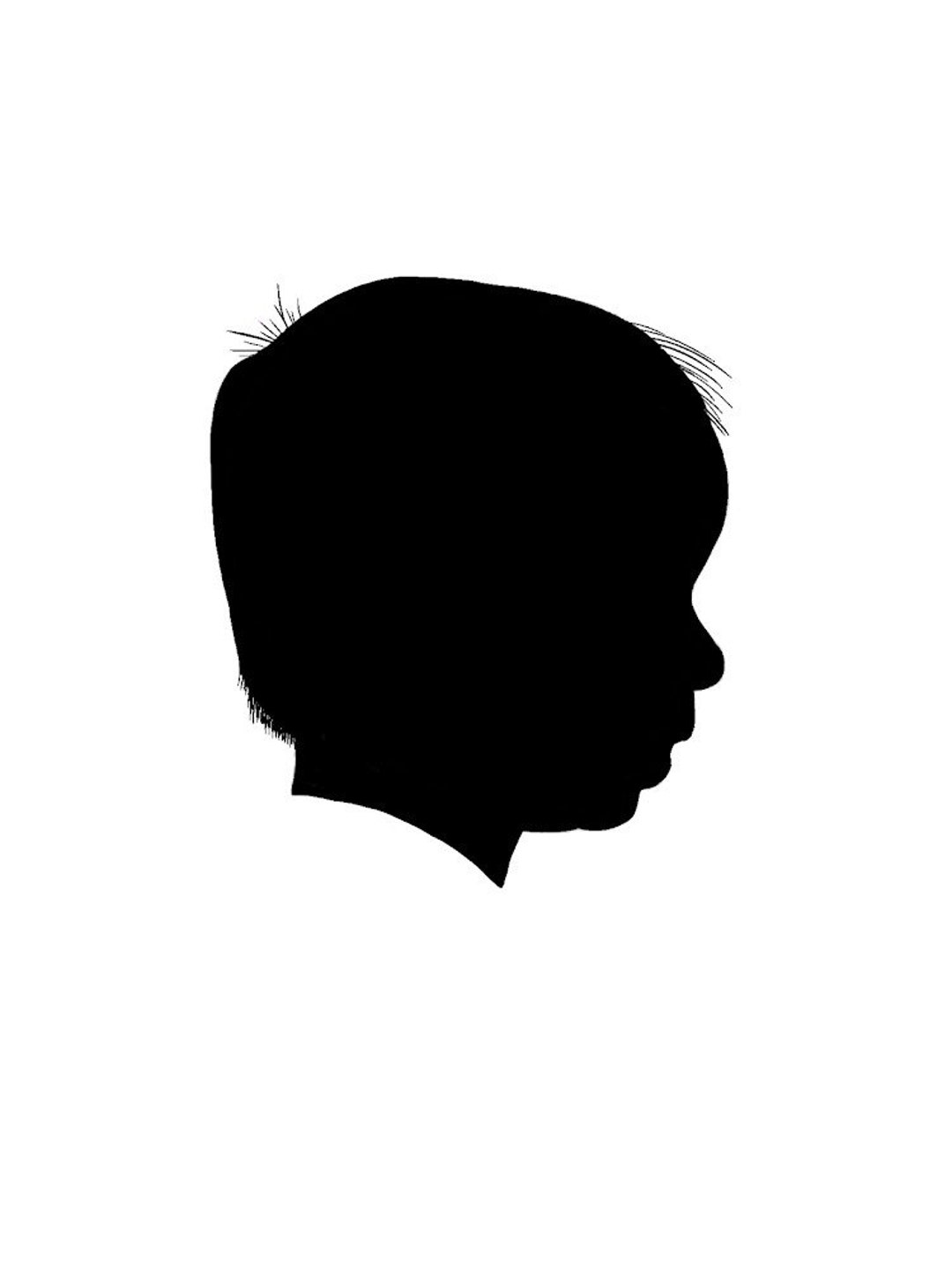 Custom Silhouette Portrait - Etsy