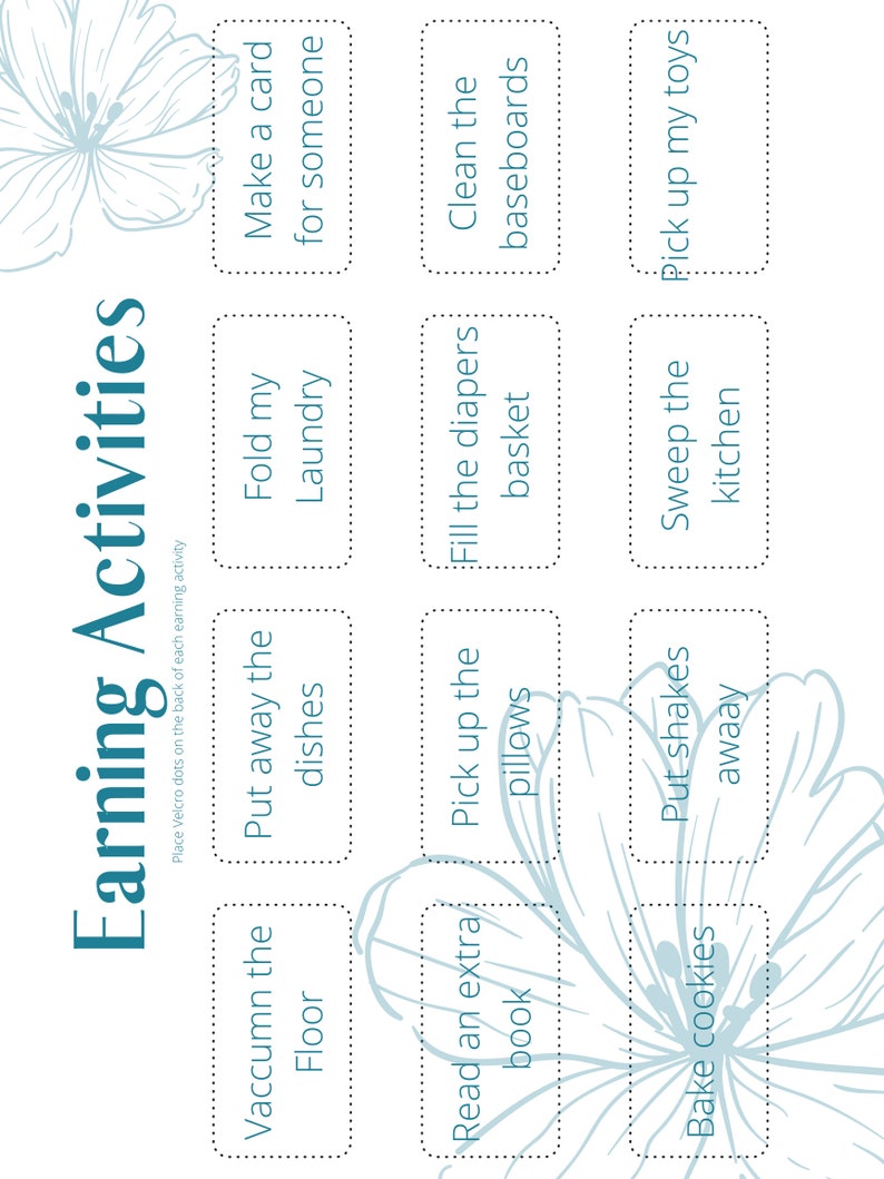 Visual Reward Chart for Children on the Autism Spectrum - Etsy