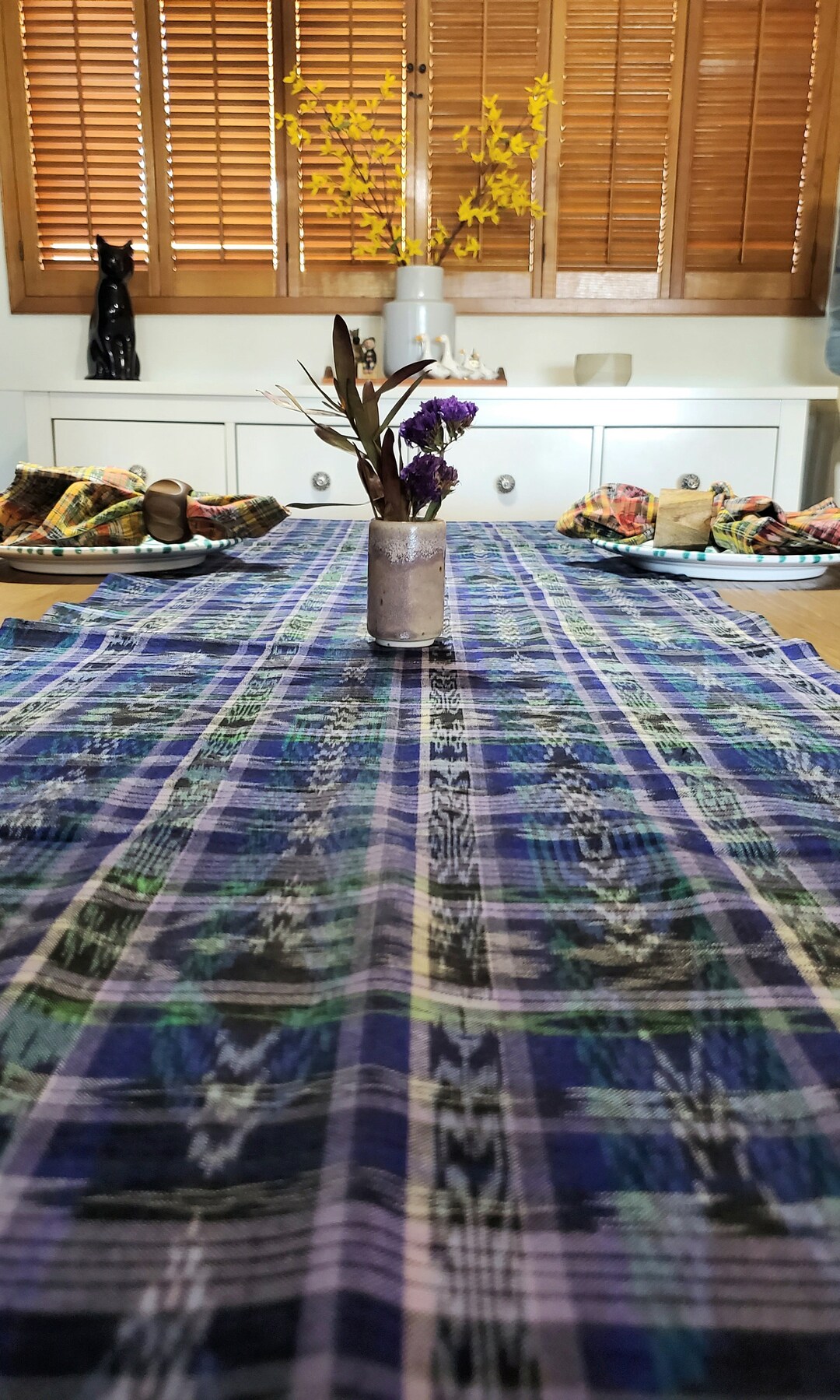 Vintage Guatemalan Table Runner, Handwoven Maya Textile, Boho Decor - Etsy