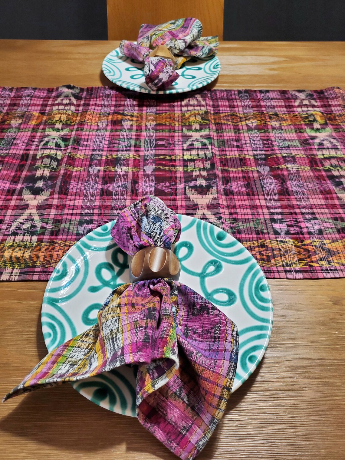 Vintage Guatemalan Table Runner, Handwoven Maya Textile, Boho Home ...