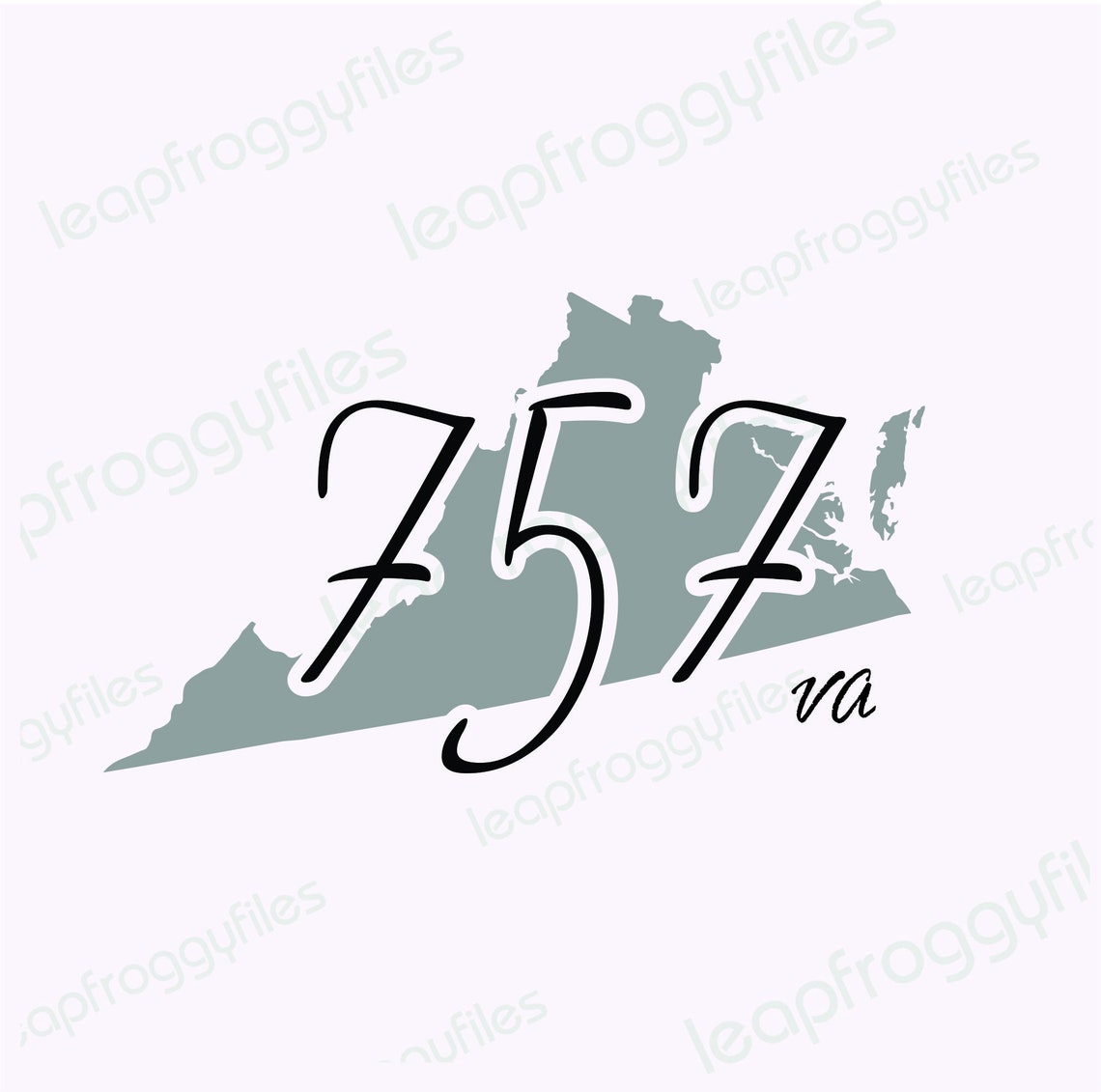 Virgina Area Code 757 Area Code 757 Svg File/svg Png Eps Dxf/virginia ...