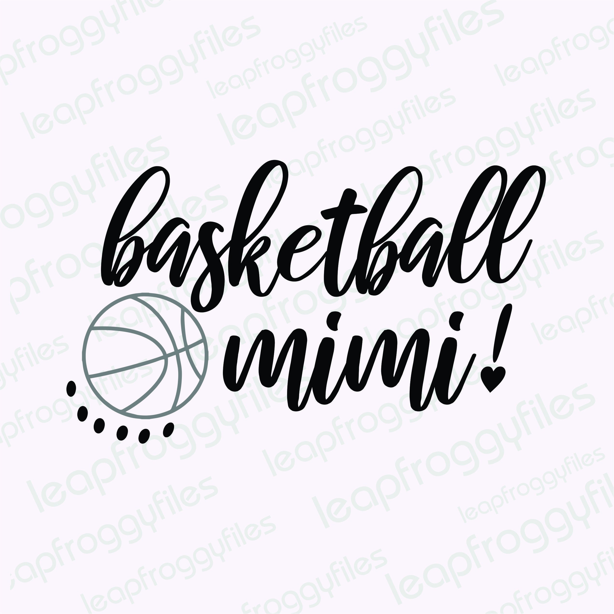 Basketball Mimi Svg File for Cricut/basketball Mimi Mi-mi Shirt ...