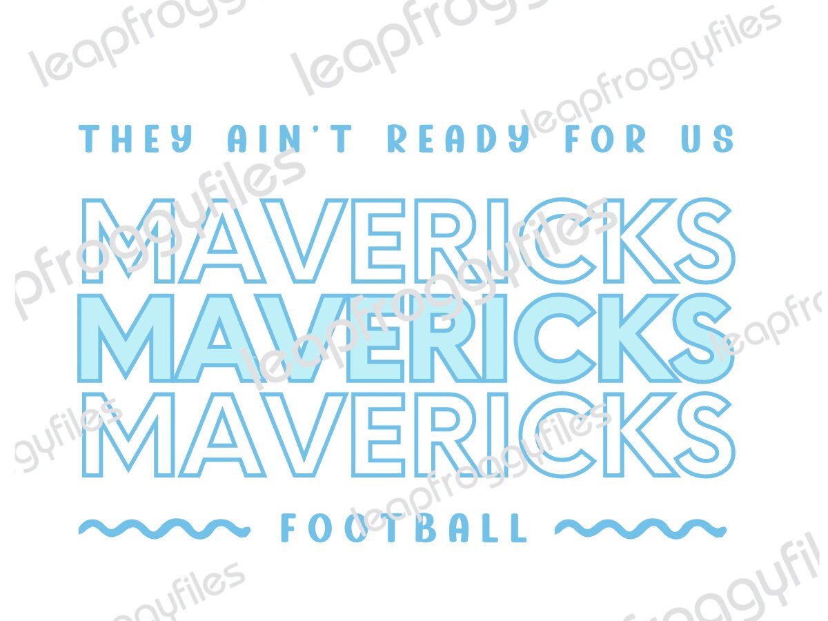 Mavericks Football Svg/mavericks School Mascot/maverick Travel Ball ...