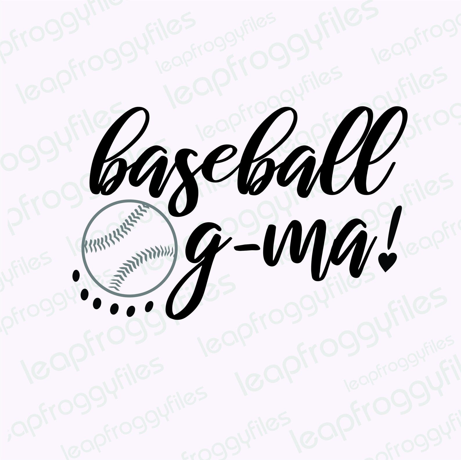 Baseball G-ma Gma Svg File for Cricut/baseball G-ma G'ma Shirt ...